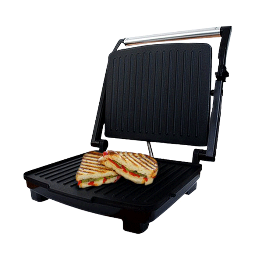 Stainless Steel Panini Sandwich Maker 2000 Watts -KJ-202