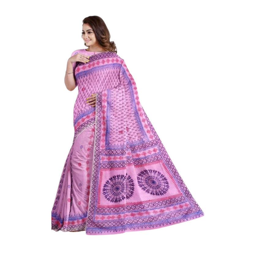 Block Print Sharee - BAS-BP15