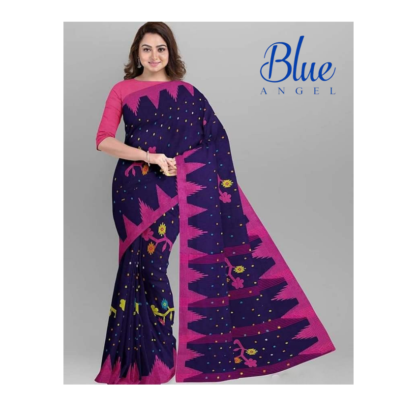 Tangail Monipuri Half Silk Saree - BAS-MHS11