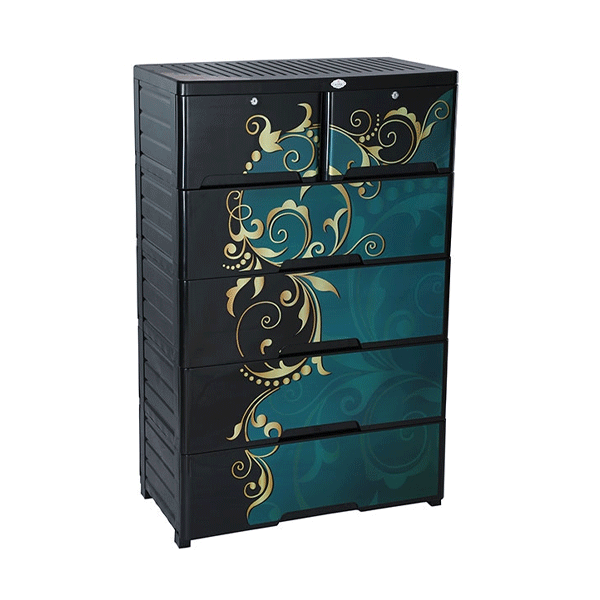 RFL Wardrobe Double 5D KD Deluxe - Amber 891050