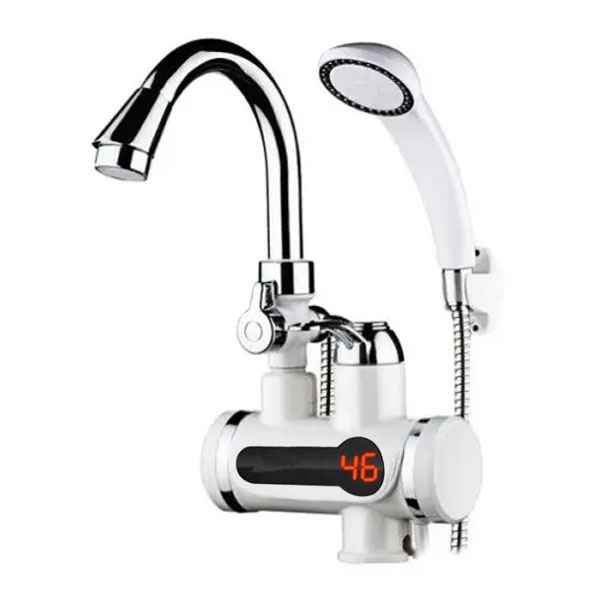 Instant Electric Hot Water Tap With Hand Shower