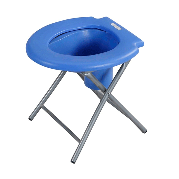 Rodo Folding Commode Stool - SM Blue 88758