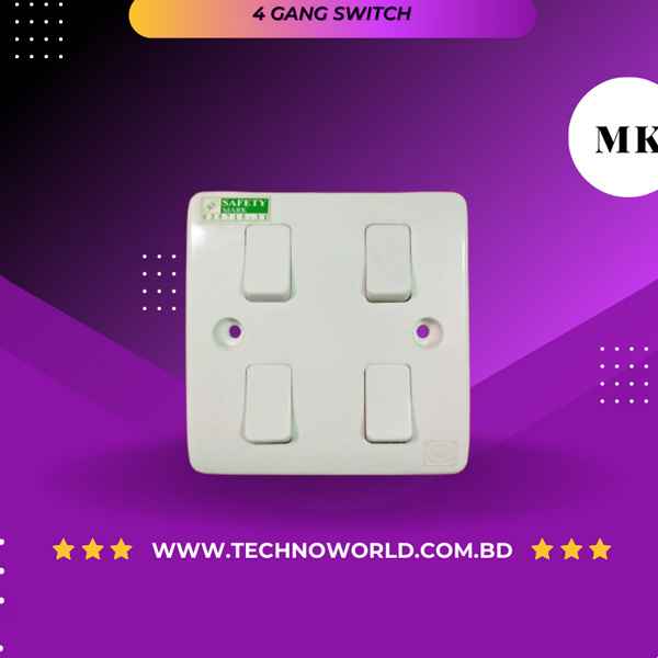 4 gang 1 way switch (MK series)