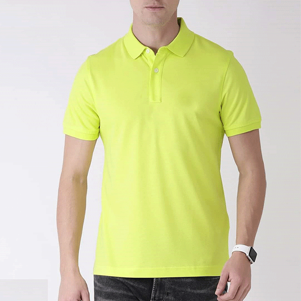 Men's Stylist Polo Shirt Lemon - 5047