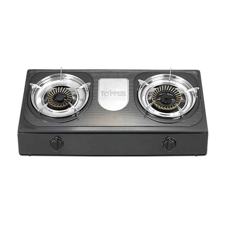 TOPPER Double SS Auto LPG Gas Stove (A 206) 05079
