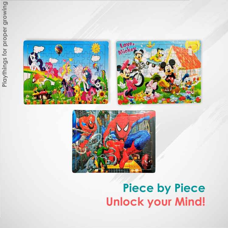 Kids Cartoon Puzzle Set
